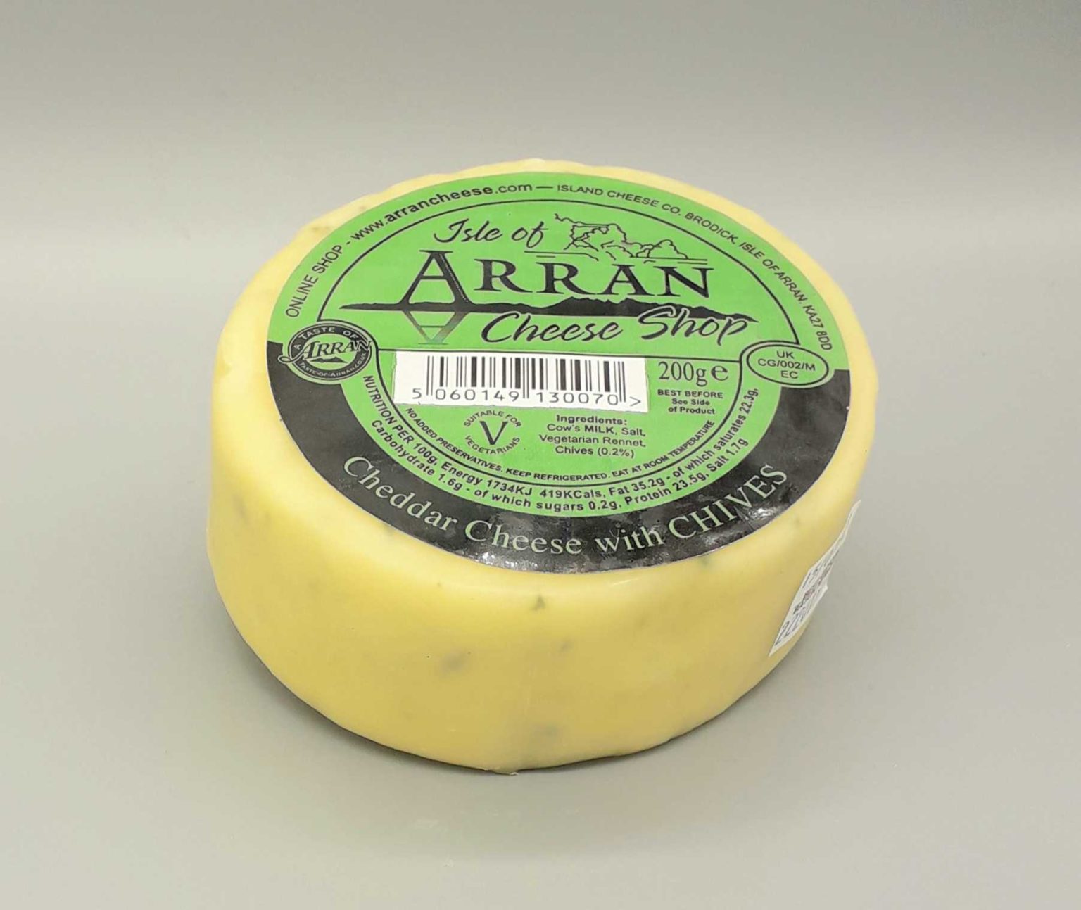 Arran Cheese with Chives - Craigie’s Farm, Deli, Café and Farm Park